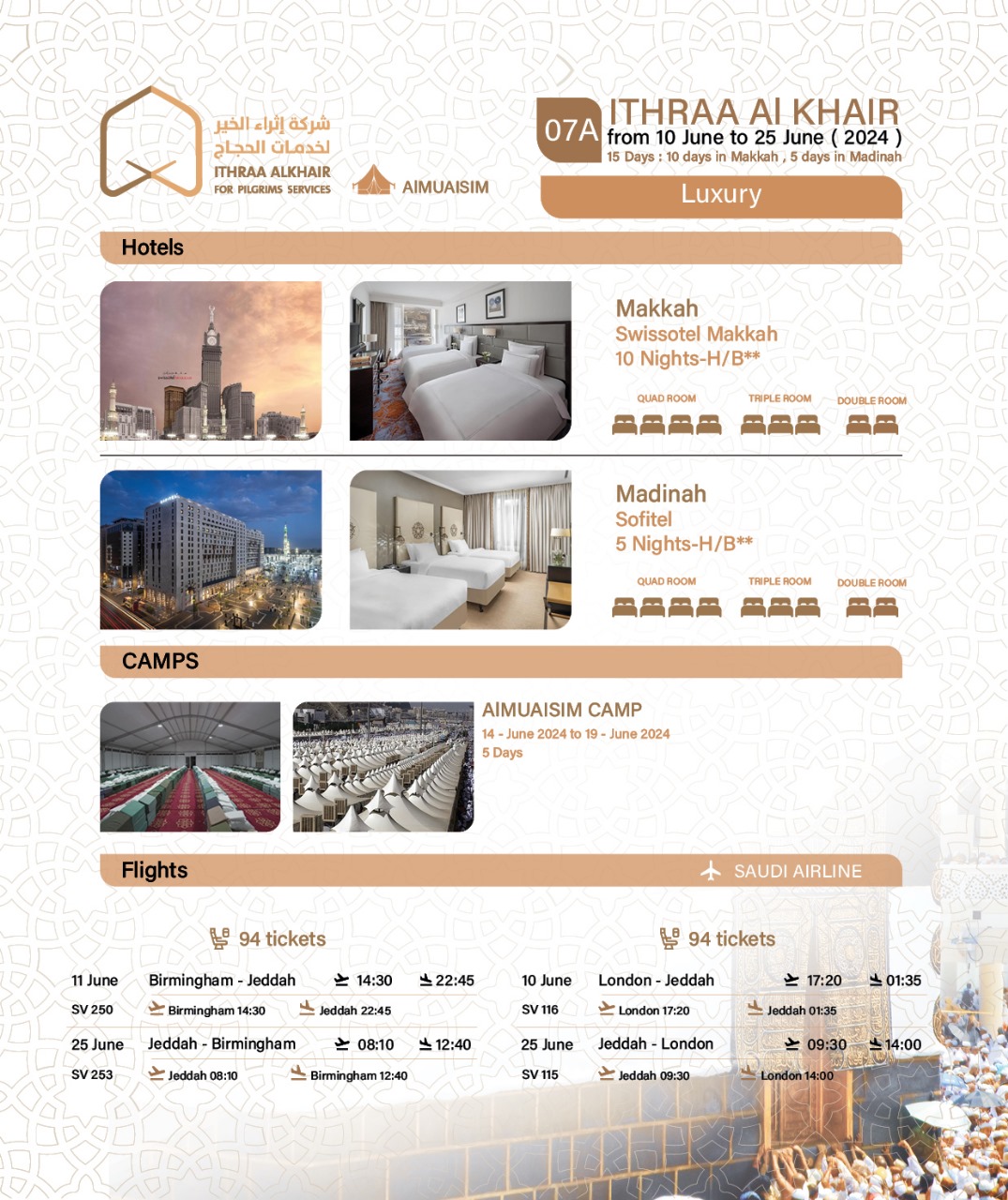 Ithraa Alkhair Packages – Hajj Guides – Official Guides for Nusuk Hajj ...